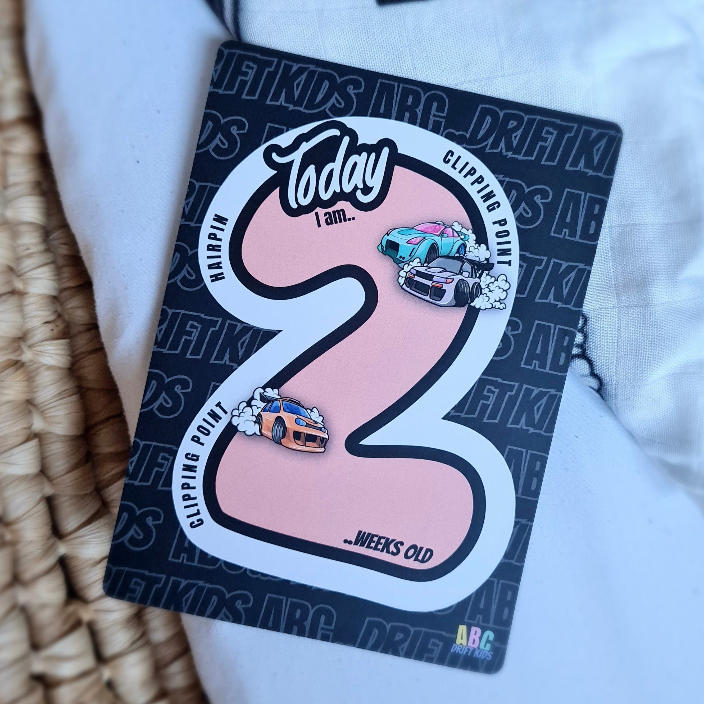 ABC Drift Kids Milestone Cards – DKM Fabrication